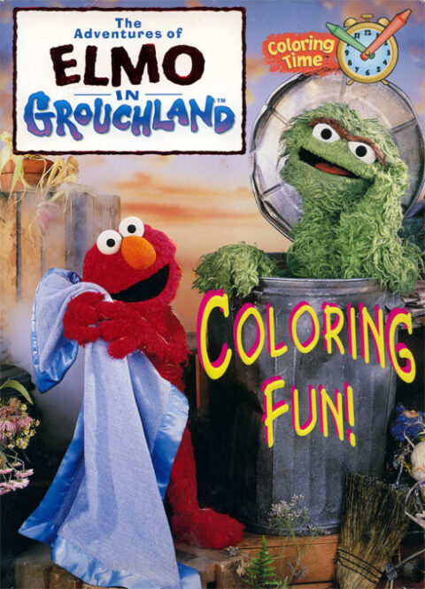 Adventures of Elmo in Grouchland (Coloring Fun; 1999) Random House ...
