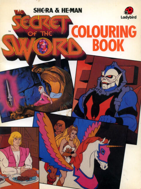 He-man & She-Ra: Secret of the Sword Colouring Book (1985) Ladybird ...