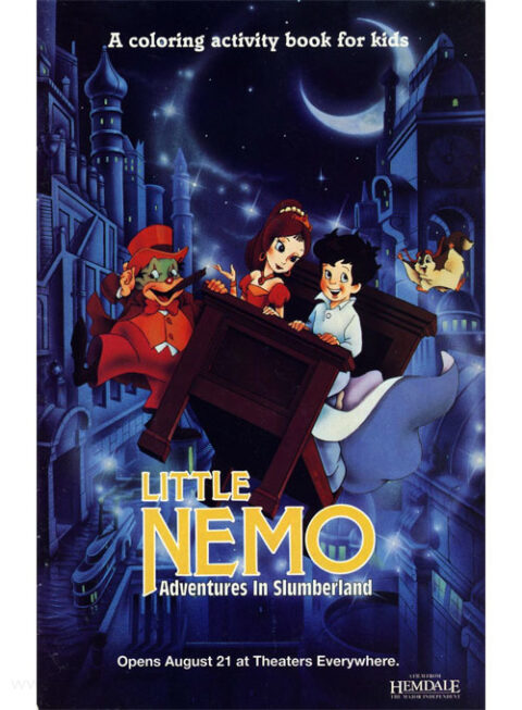 Little Nemo: Adventures in Slumberland (Coloring Book; 1989) Hemdale ...