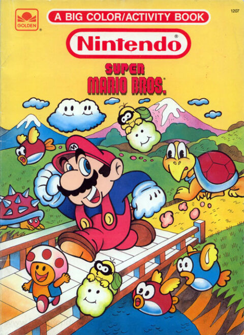 Super Mario Bros. (Coloring & Activity Book; 1989) Golden Books : Retro ...