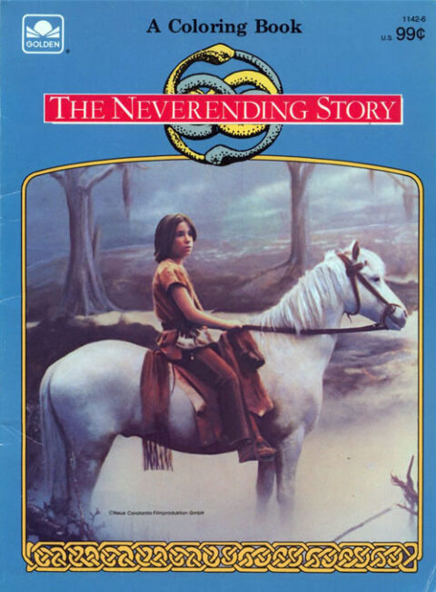 The Neverending Story (Coloring Book; 1984) Golden Books : Retro Reprints