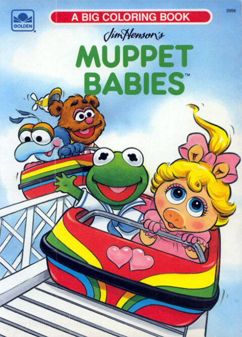 Muppet Babies (Coloring Book; 1991) Golden Books : Retro Reprints