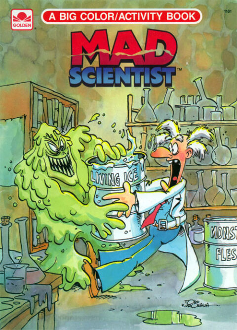 Mad Scientist (Coloring and Activity Book; 1988) Golden Books : Retro ...