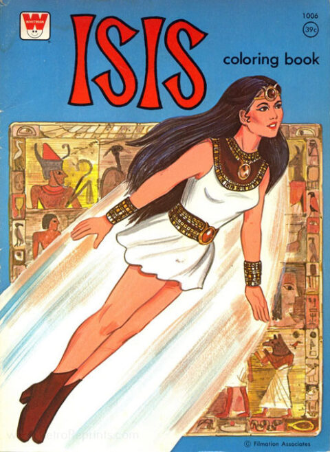 Mighty Isis (Coloring Book; 1977) Whitman : Retro Reprints
