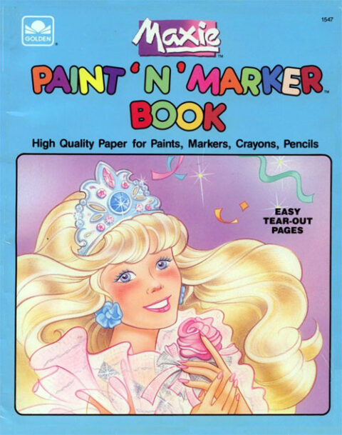 Maxie’s World (Paint ‘n’ Marker Book; 1989) Golden Books : Retro Reprints