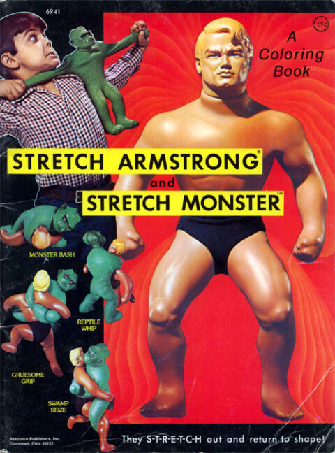 Stretch Armstrong (Coloring Book; 1977) Resource Publishers : Retro ...