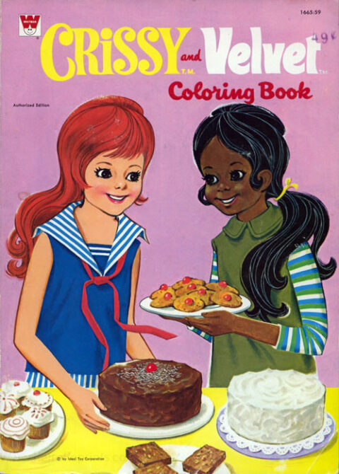 Crissy And Velvet Coloring Book 1971 Whitman Retro Reprints