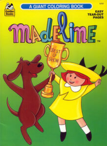 Madeline (Coloring Book; 1996) Golden Books : Retro Reprints