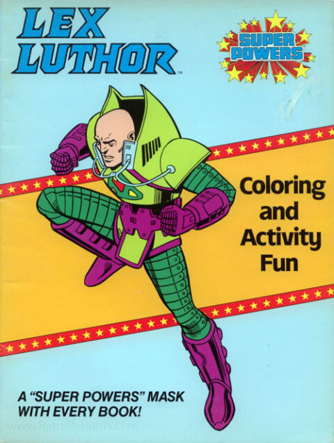 Super Powers (Lex Luthor Coloring and Activity Book; 1984) Powerhouse ...