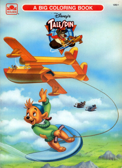 Tale Spin (Coloring Book; 1990) Golden Books : Retro Reprints